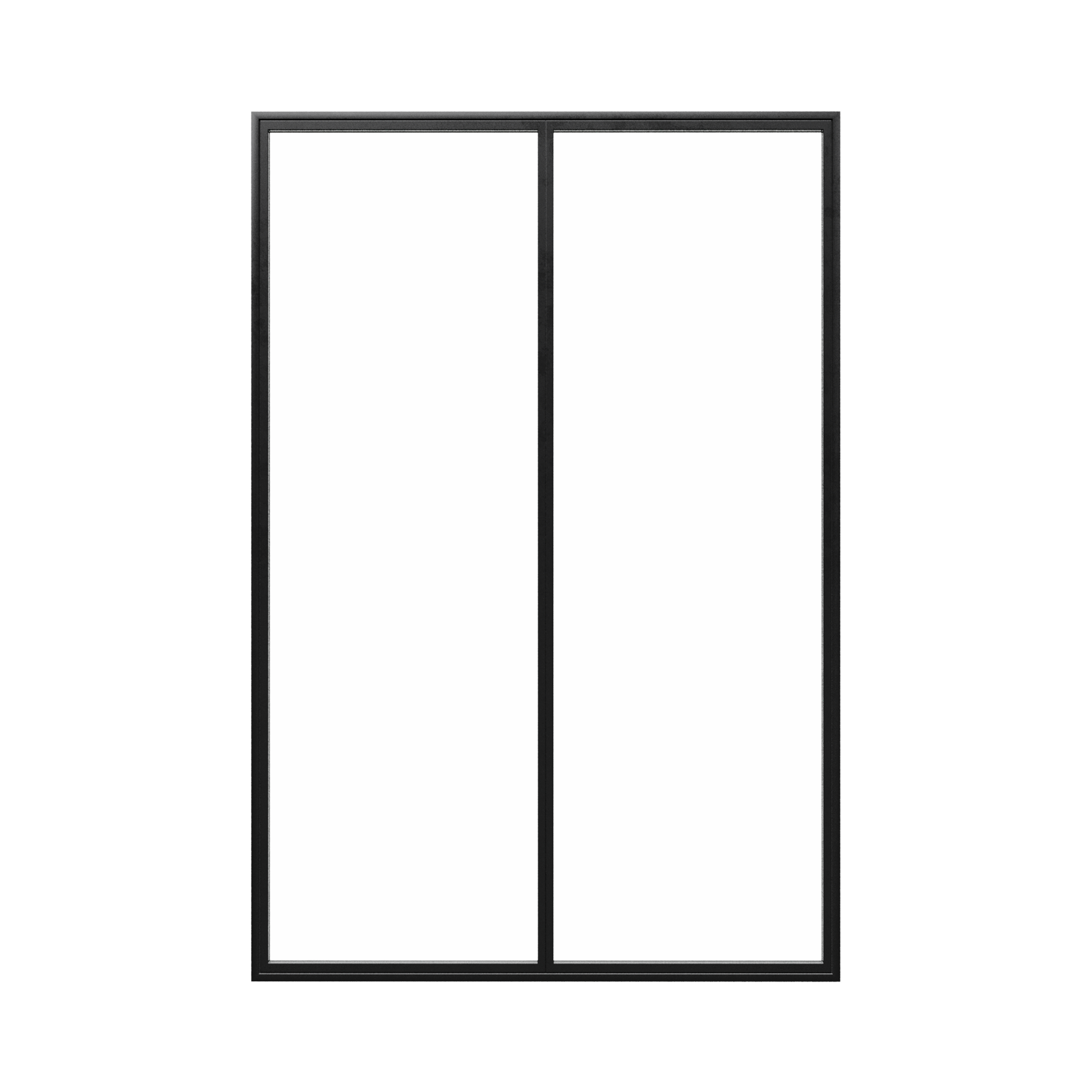 Black Frame Steel Metal Picture Window